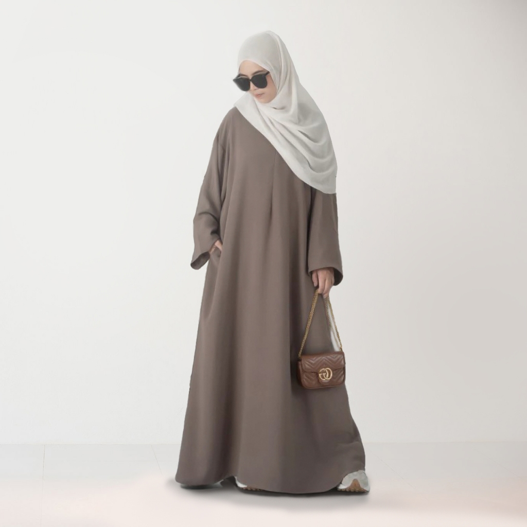 Jual [ NEW ARRIVAL ] Abaya Anti Uv Arab Gamis Syari Hitam Kaftan Maxi ...