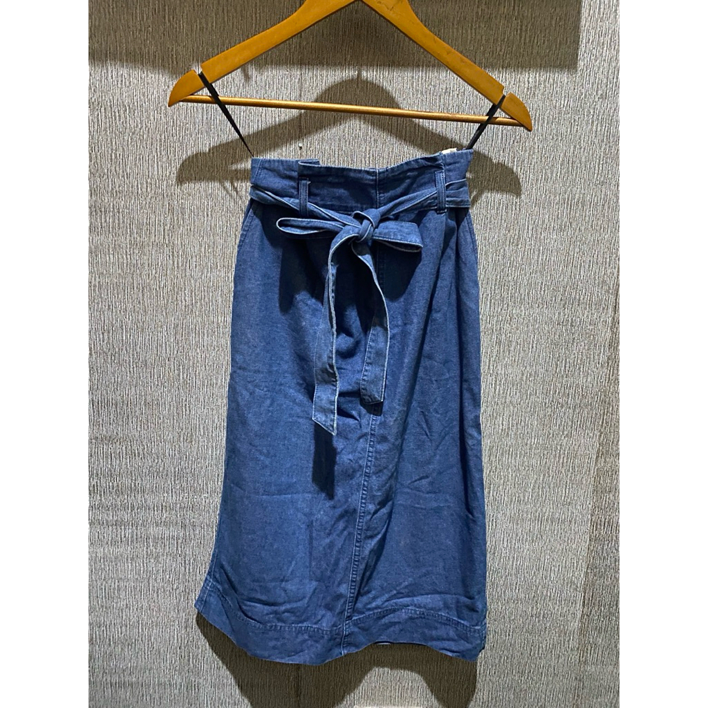 Jual Uniqlo Rok Skirt Jeans Denim | Shopee Indonesia