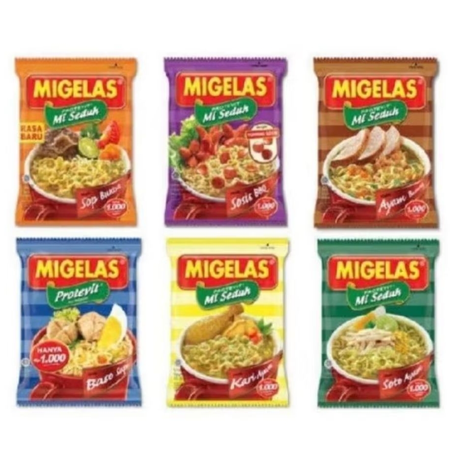 Jual MIGELAS Mie Instan Seduh Mi gelas All Varian Rasa Bergizi | Shopee ...
