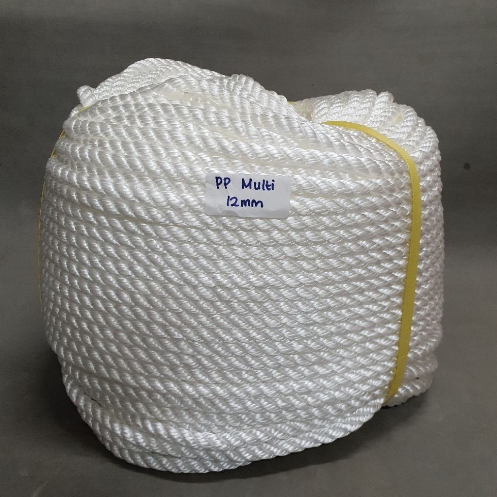 Jual Tali tambang multi nilon/nylon 12mm x 220m per roll | Shopee Indonesia