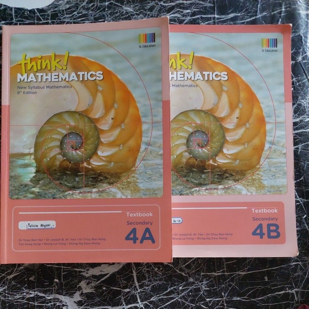 Jual THINK MATHEMATICS NEW SYLLABUS MATHEMATICS 8TH EDITION TEXTBOOK 4A ...