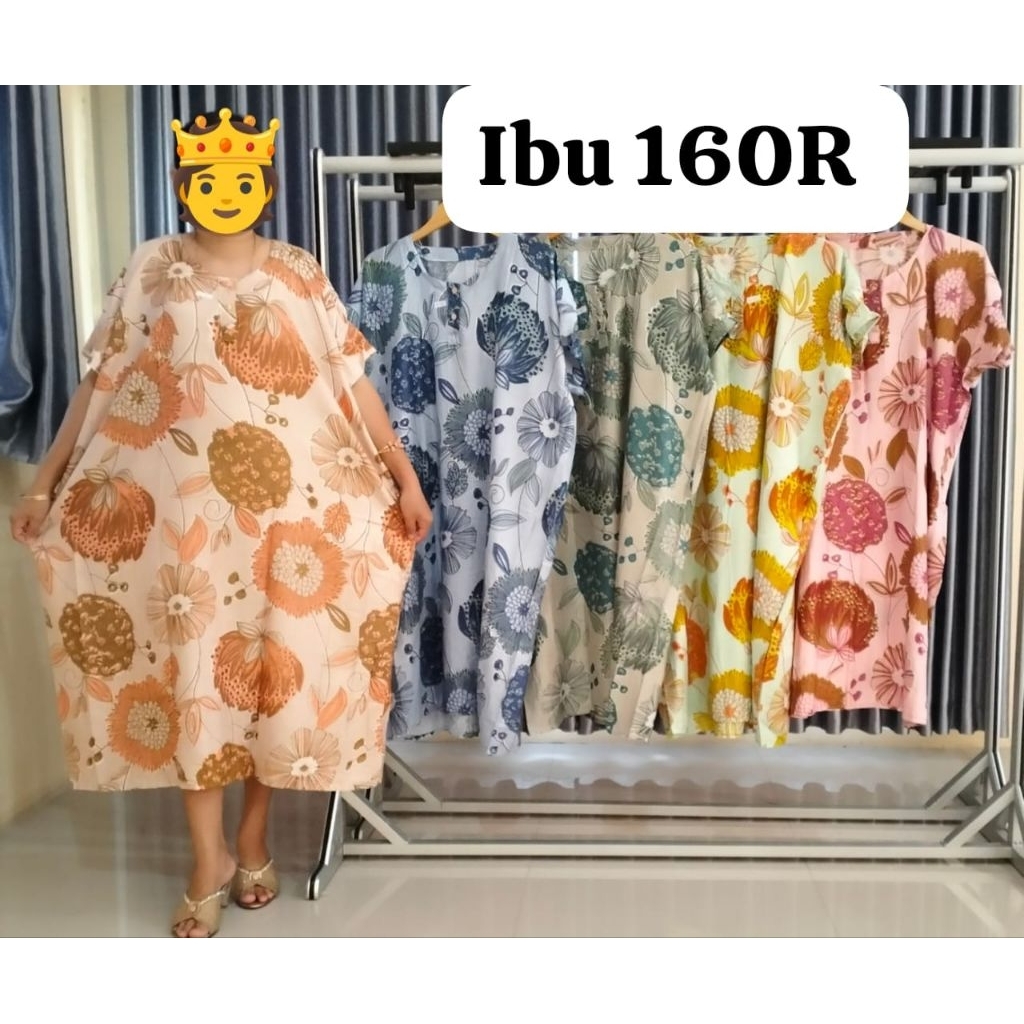 Jual Daster Ibu Mega Jumbo LD 160 ( BB Maks 105 kg )Bahan Rayon// Ecer ...