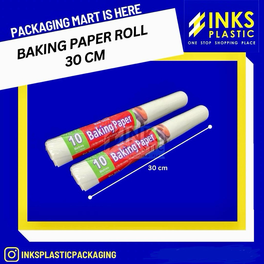Jual BAKING PAPER KERTAS ROTI ROLL 30 CM | Shopee Indonesia