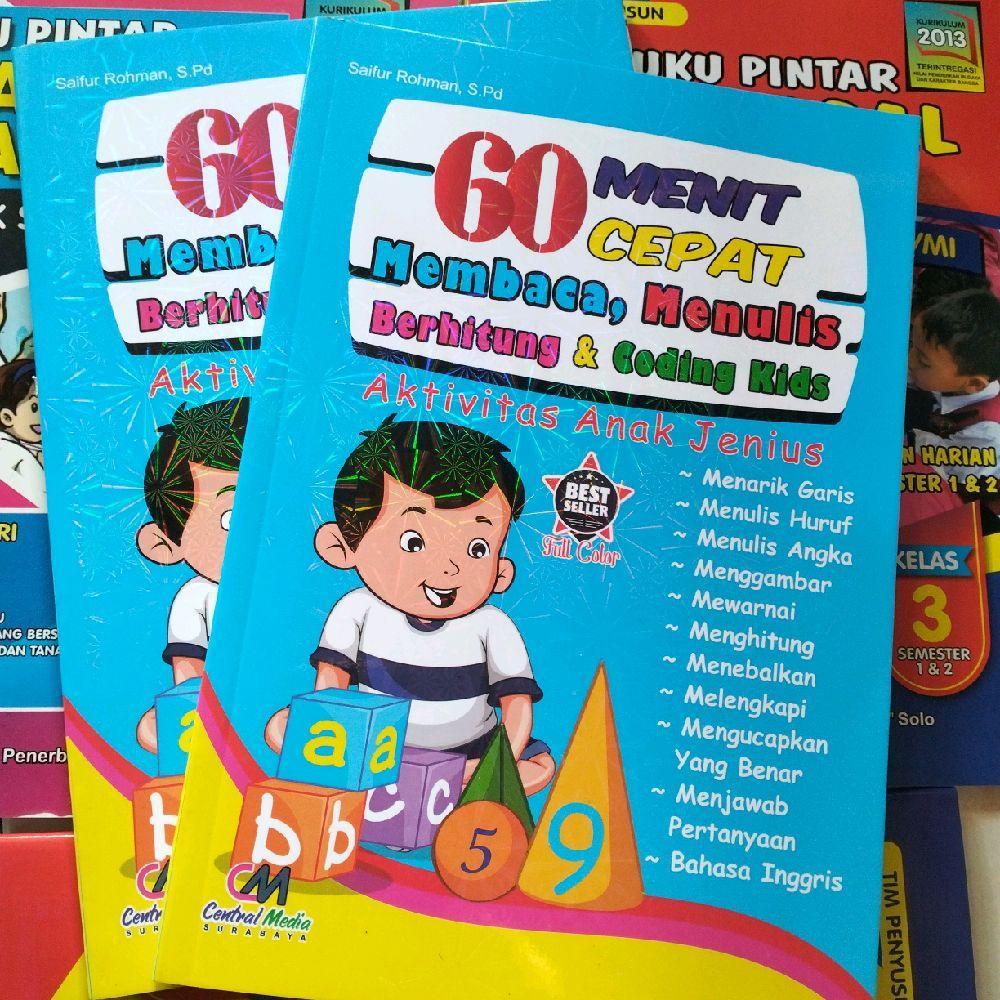 Jual 60 MENIT Cepat Membaca, Menulis, Berhitung, dan Coding Kids || CM ...