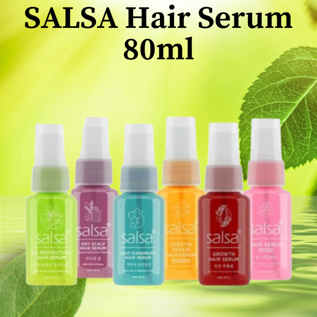 Jual SALSA Hair Serum 80ml - Keratin & Growth Treatment Serum Rambut ...