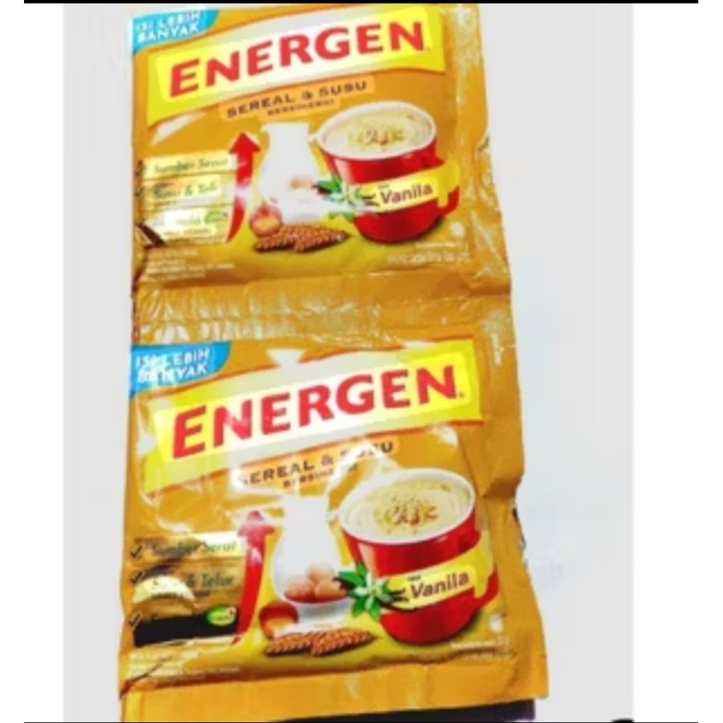 Jual Energen sereal dan susu 1 renceng 10 sachet kemasan 35 gram ...