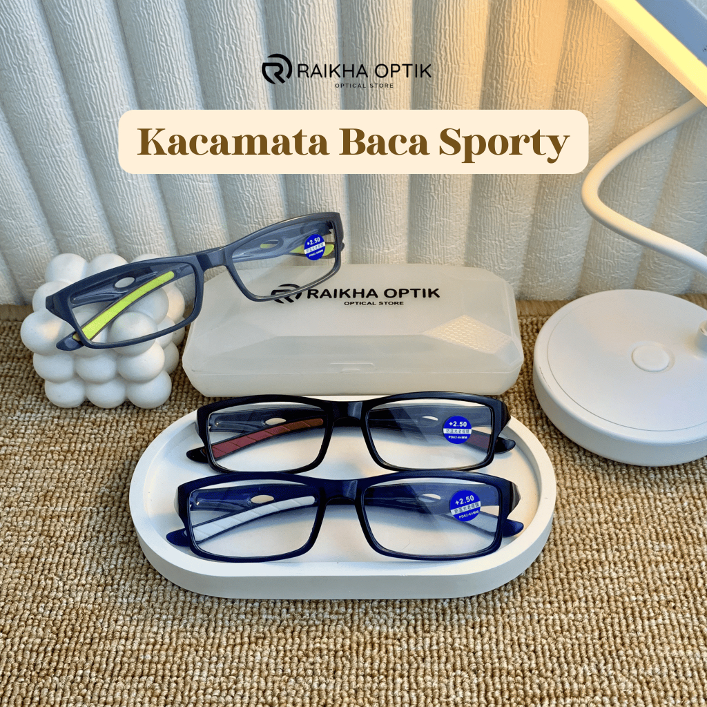 Jual Kacamata Baca Sporty Model Modern Lensa Anti Radiasi Blueray Plus ...