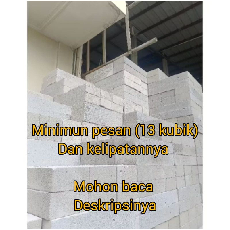 Jual hebel // bata ringan SNI (Khusus 1 DO // minimum order 13 kubik ...