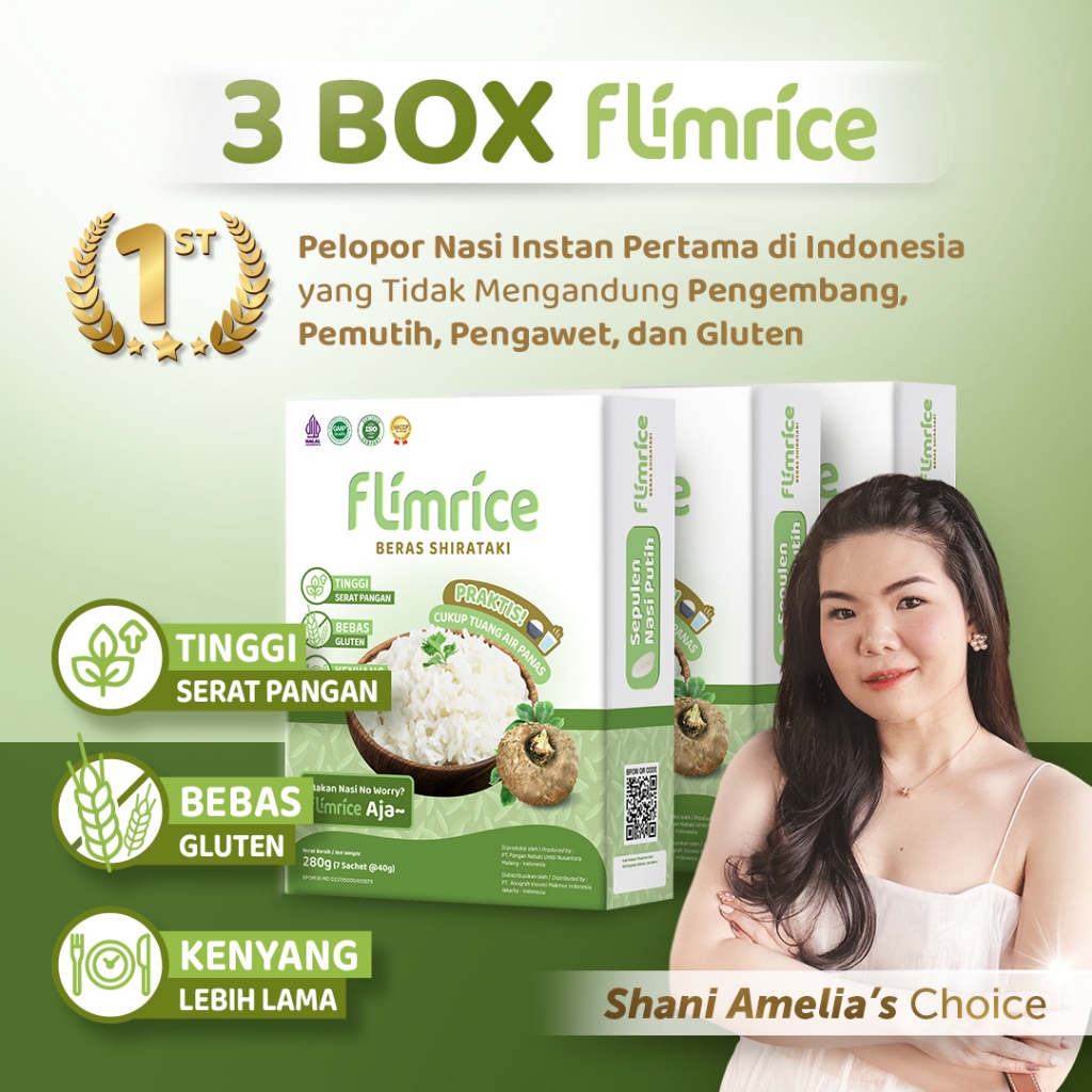 Jual [Shani Amelia's Choice] Flimrice - Bundling 3 Box | Shopee Indonesia