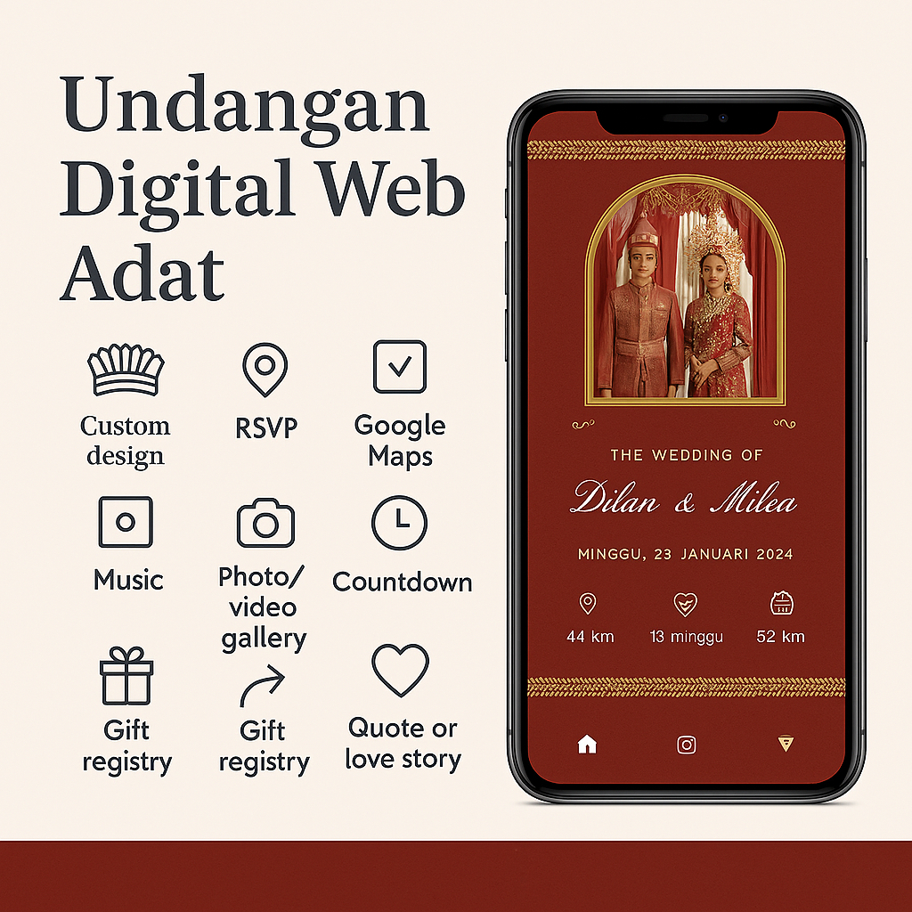 Jual Undangan Web Digital Pernikahan Tema Adat – Undangan Tema Jawa ...