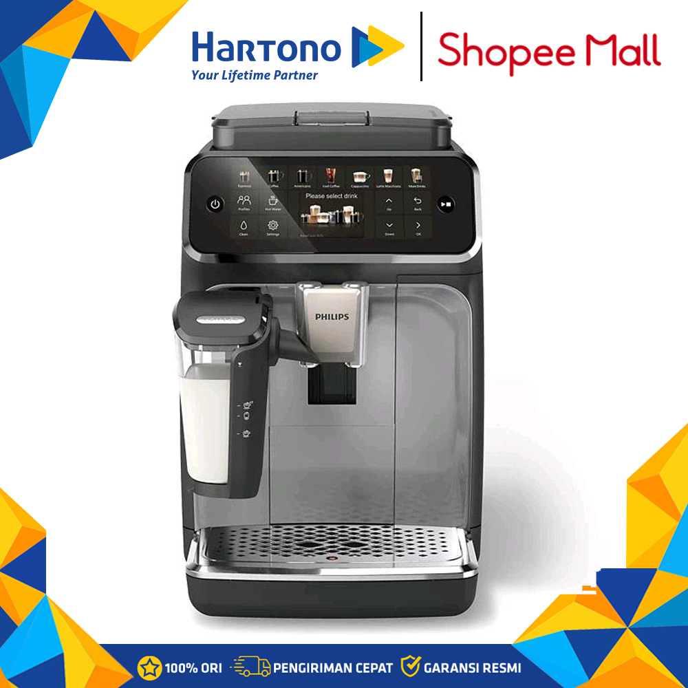 Jual Philips Mesin Kopi LatteGoFully Automatic Espresso Machine EP4446 ...