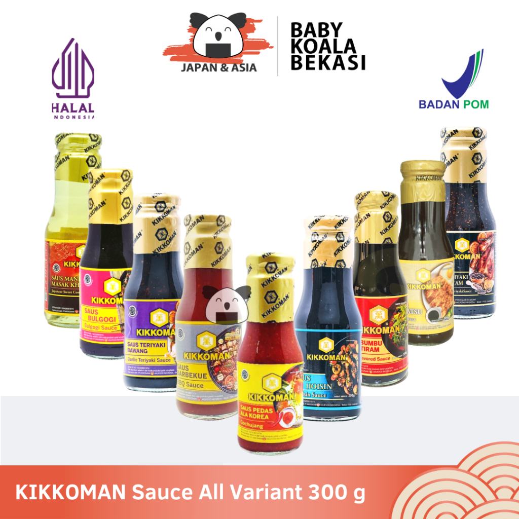 Jual KIKKOMAN Sauce 300 g Halal | Gochujang Shoyu Blackpepper Bulgogi ...