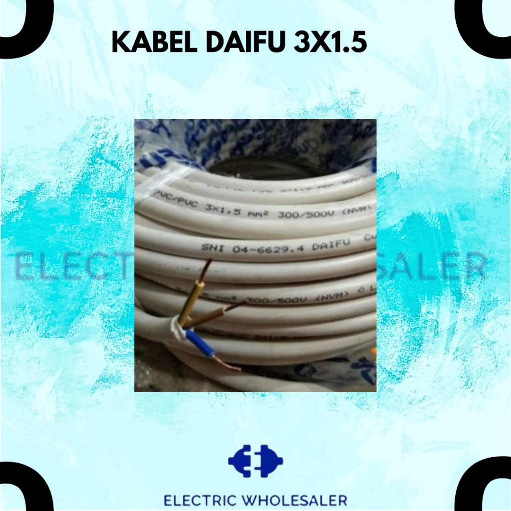 Jual KABEL NYM 3 X 1,5MM DAIFU | Shopee Indonesia
