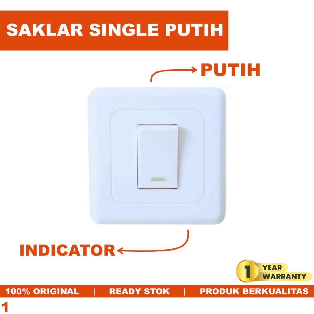 Jual Saklar Engkel Single Inbow Saklar Tunggal Single Tanam IB Dutron ...