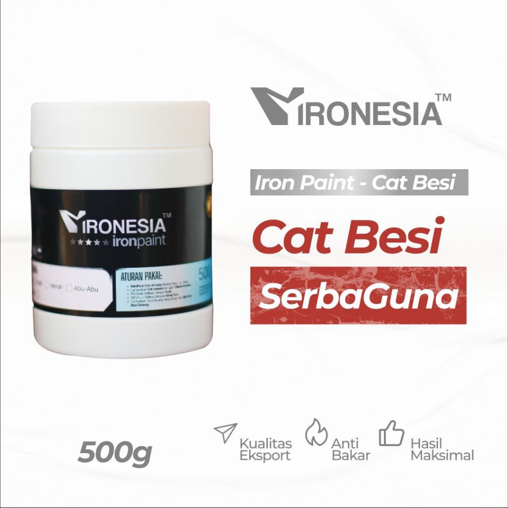 Jual Cat besi anti karat stainless steel galvanis alumunium Ironesia ...