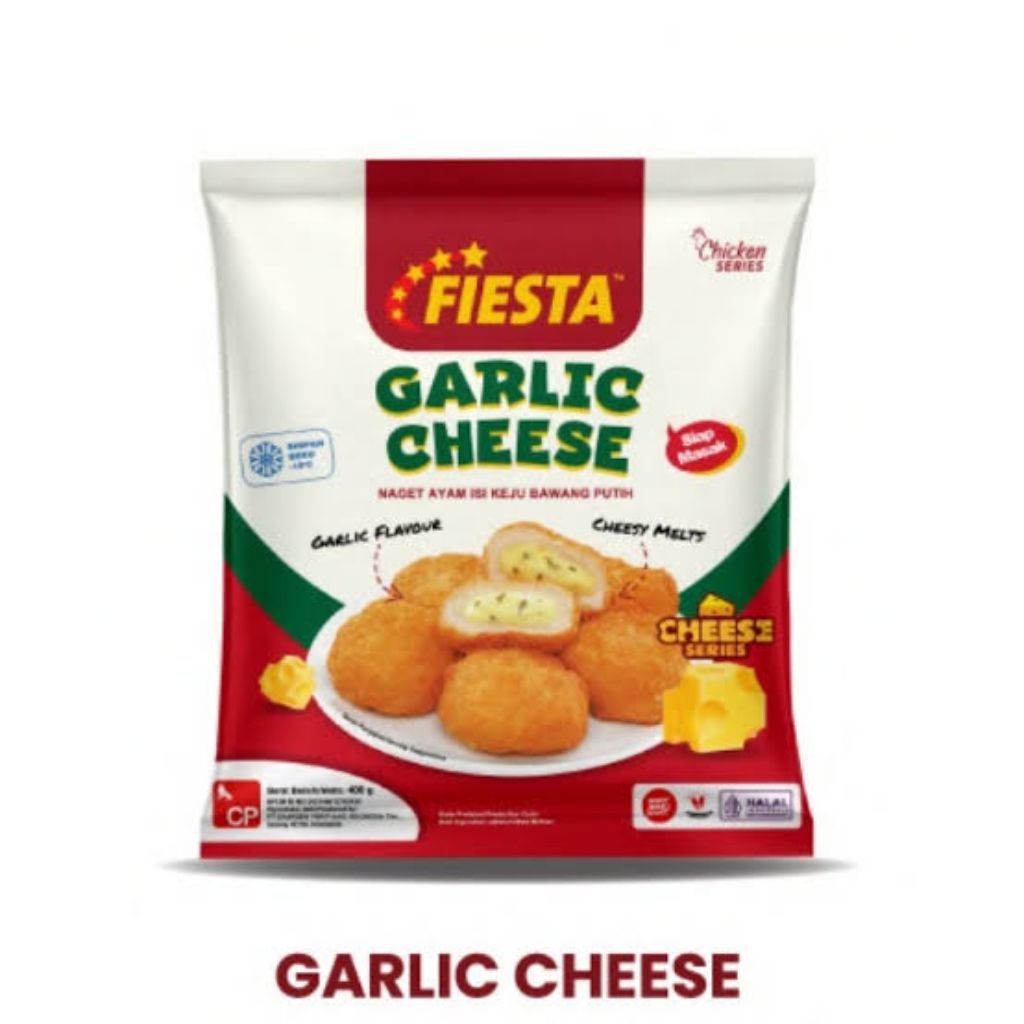Jual Fiesta Garlic Cheese 500 gr (Frozen Food) | Shopee Indonesia