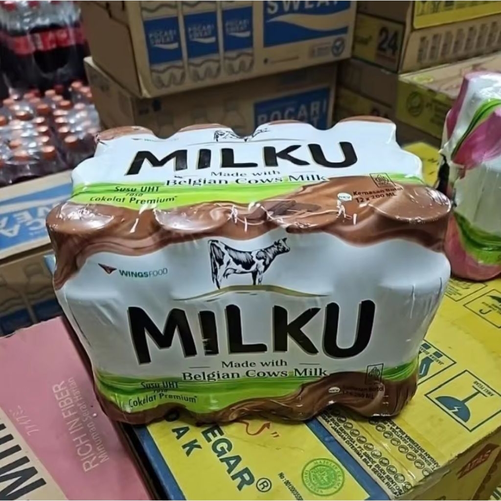 Jual 1 Dus Milku Cows’ Milk Isi 12 Botol – Minuman Susu Praktis ...