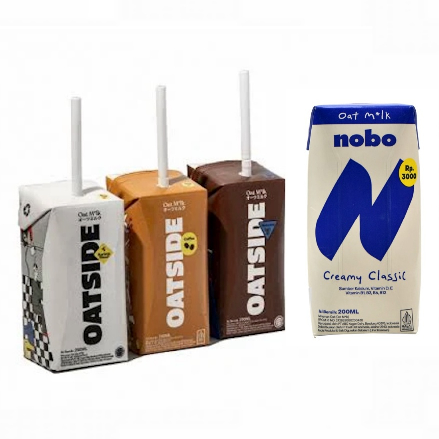 Jual OATSIDE MILK 200ml NOBO SEDOTAN BARISTA BLEND CHOCOLATE SUSU MALT ...