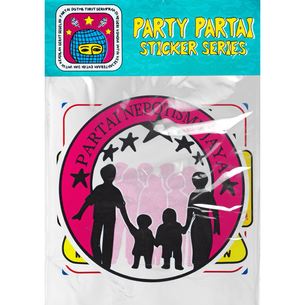 Jual DGTMB STICKER PAKET PARTY PARTAI SERIES (5PCS) | Shopee Indonesia