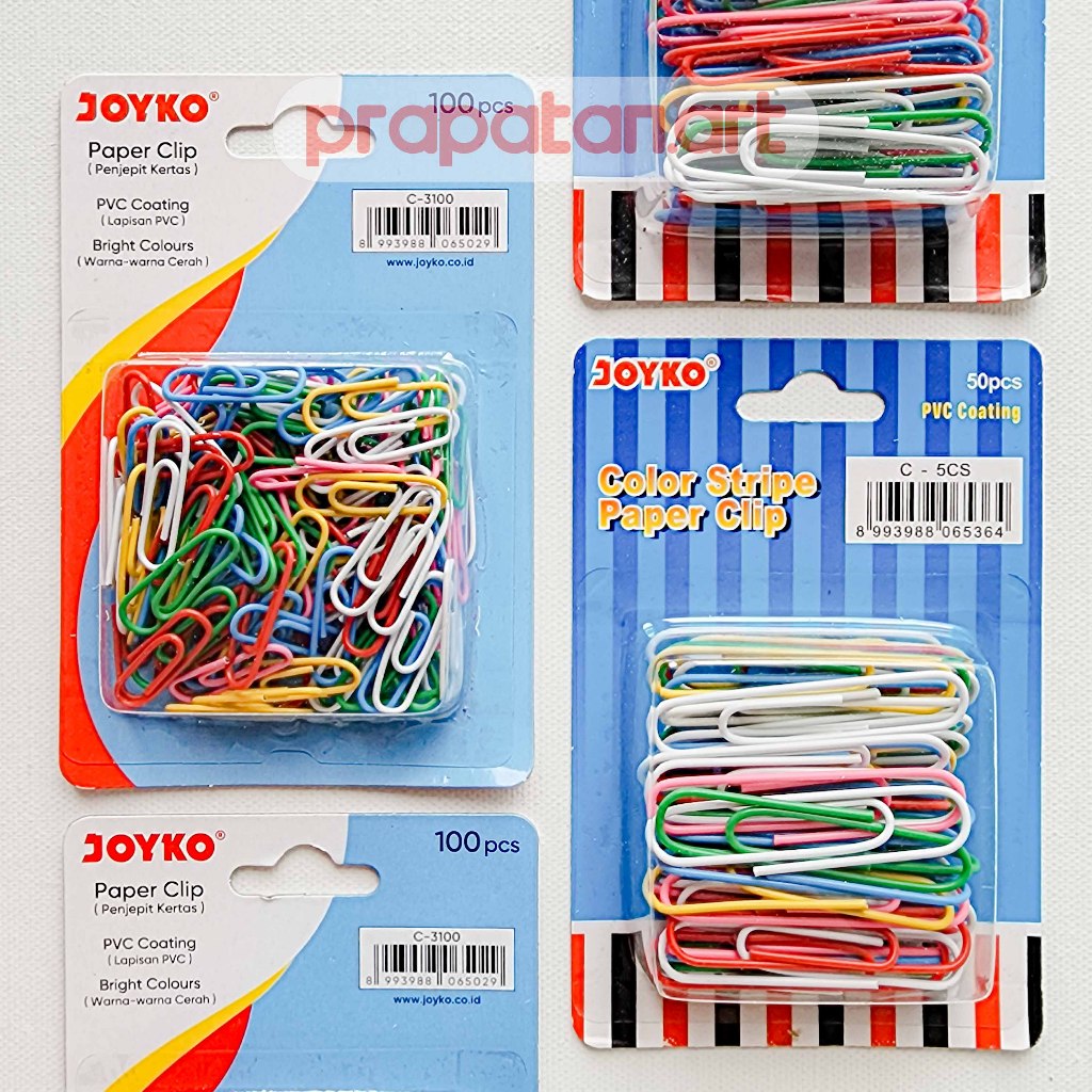 Jual Joyko Color Paper Clip C-3100 ~ C-5CS | Penjepit Kertas | Shopee ...