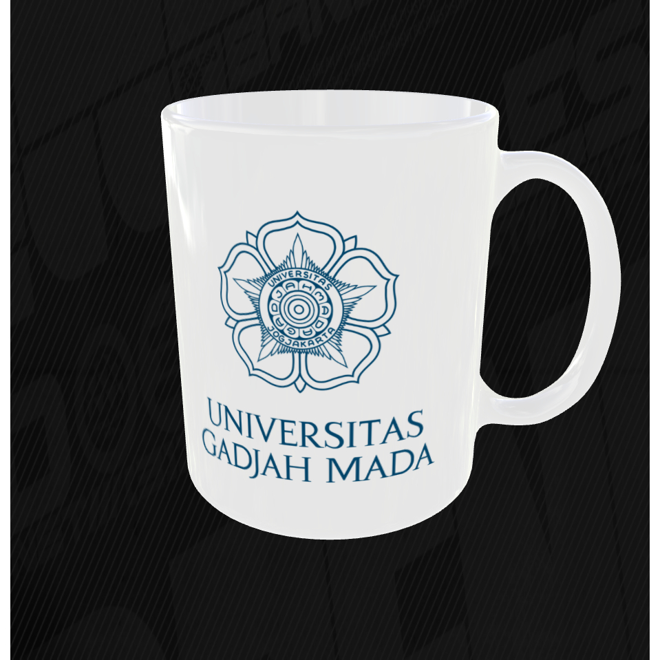 Jual Mug Universitas Gajah Mada UGM Logo Tahan Panas Tidak Mudah Luntur ...