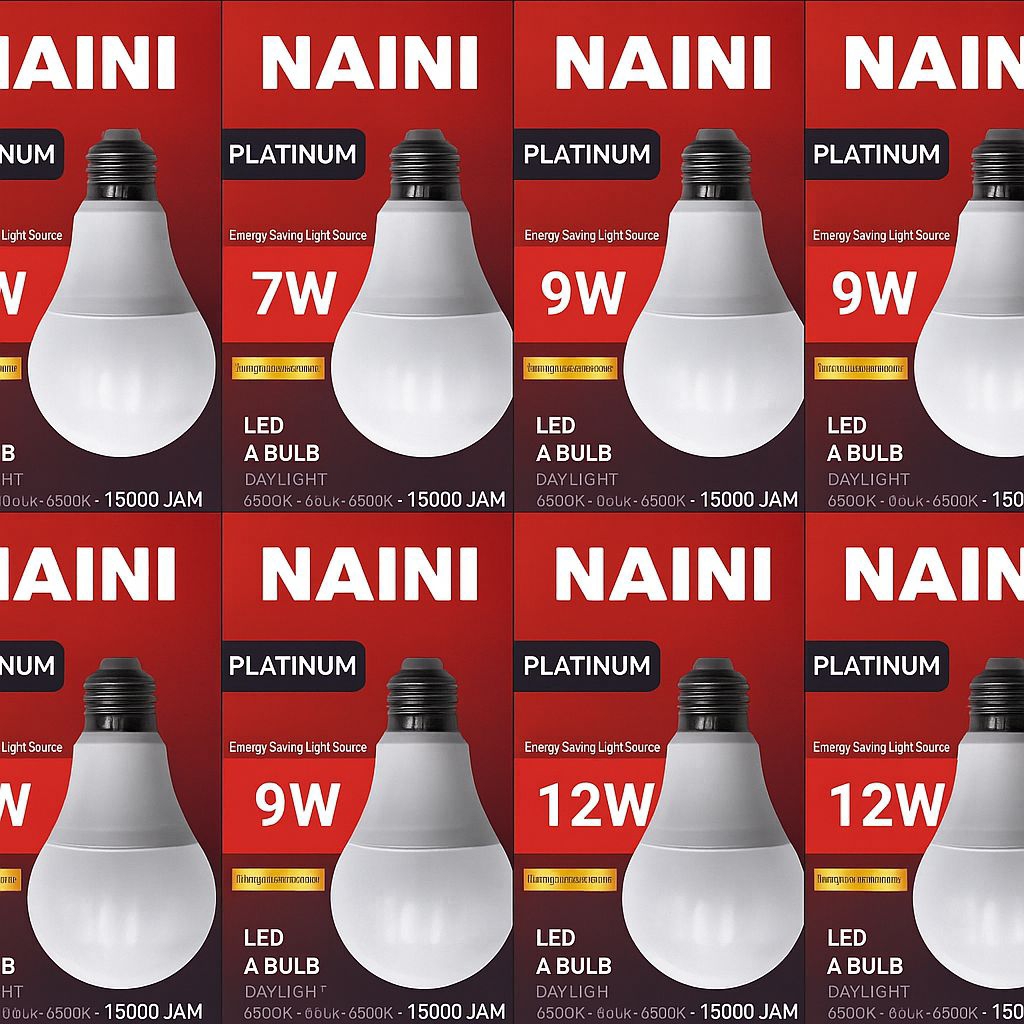 Jual Lampu Bohlam NAINI LED 5, 7, 9, 12, 15, 18, dan 21 Watt | Shopee ...