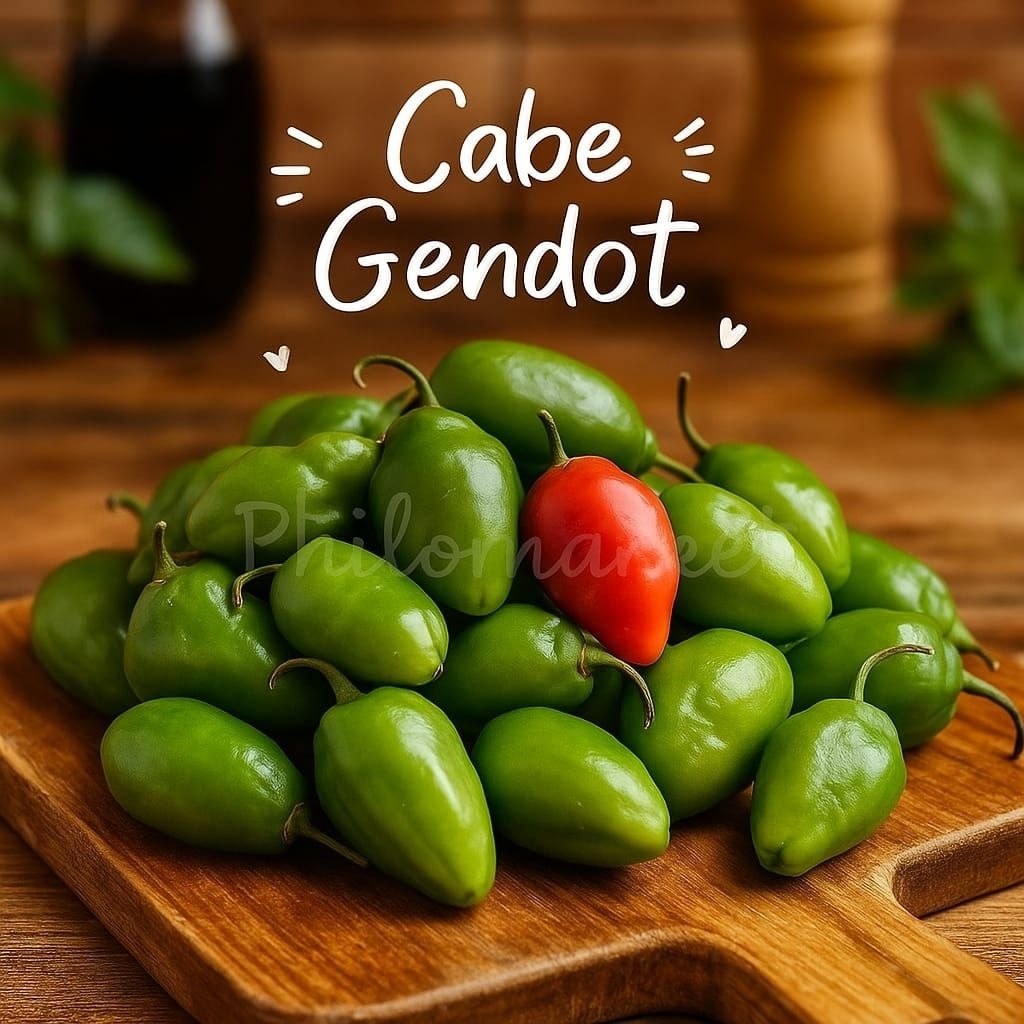 Jual VIRAL Cabe gendot hijau 500 gr | cabai gendol | cabe bendot | pack ...