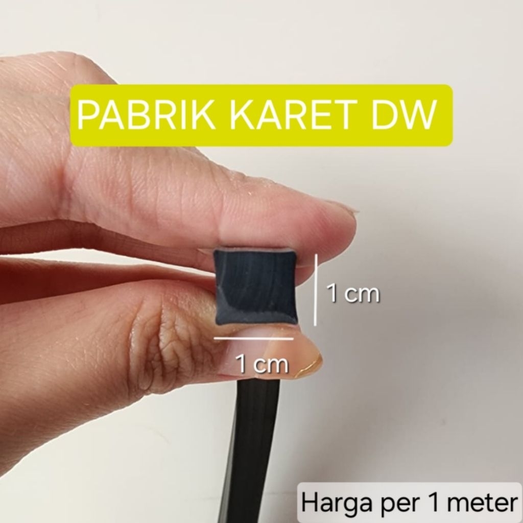 Jual KARET BANTALAN 10mm GANJELAN KACA 10 MM METERAN BUKAN SETTING ...
