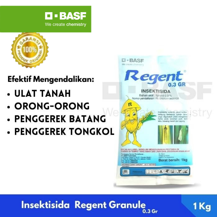 Jual Regent 0.3 GR 1 KG Sasaran Hama Penggerek Batang Tanaman isi 50pcs ...