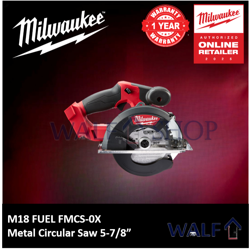 Jual Milwaukee M18 FUEL FMCS-0X 5-7/8" Metal Circular Saw Battery ...