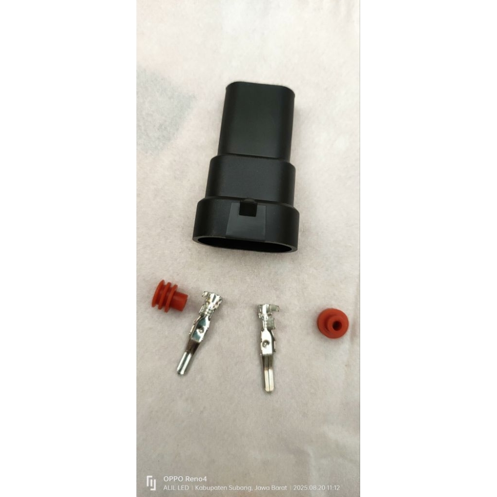 Jual Soket HB3 /HB4 WATERPROOF 2 PIN untuk ke kabel set relay mobil ...