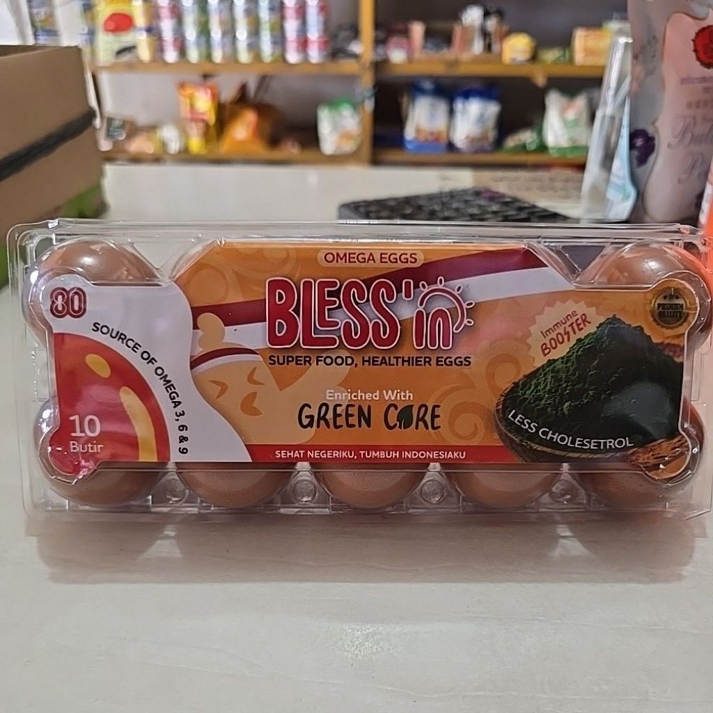 Jual Telur omega super isi 10butir kualitas super telor omega grade A+ ...