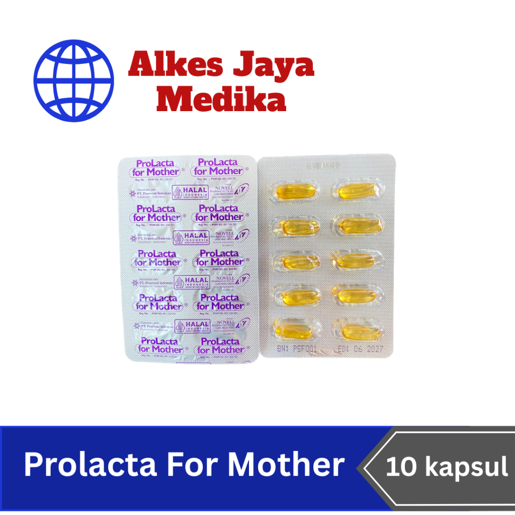 Jual Prolacta For Mother Isi 10 Kapsul - Suplemen Makanan | Shopee ...