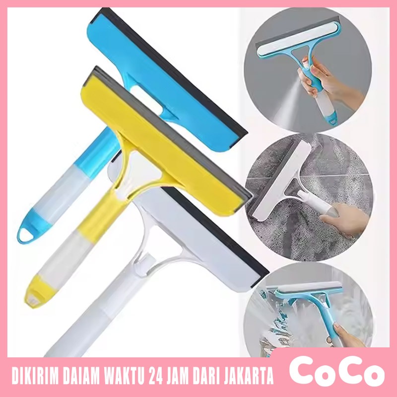 Jual Alat Pembersih Kaca Jendela 3in1 Alat Kebersihan Wiper Spray ...
