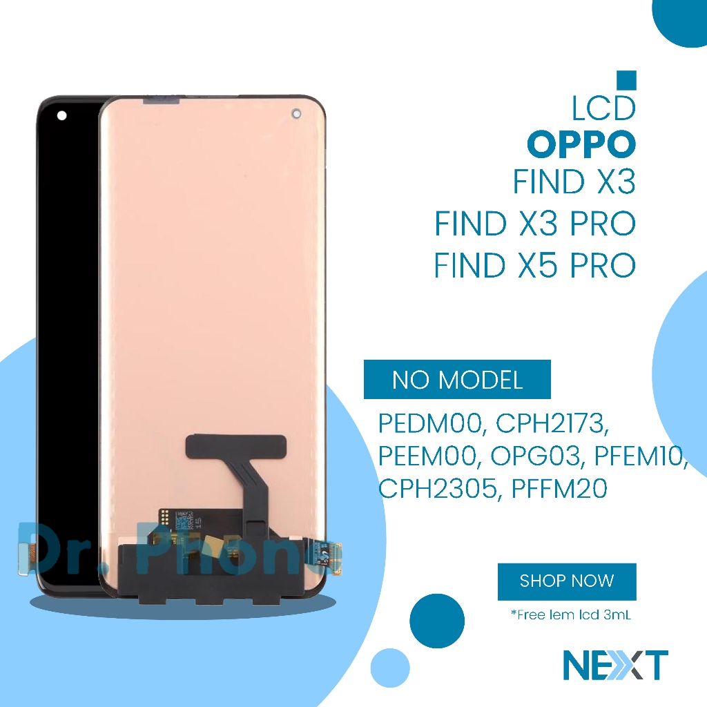 Jual LCD Oppo Find X3 / LCD Findx X3 Pro / LCD Find X5 Pro - Finger ...