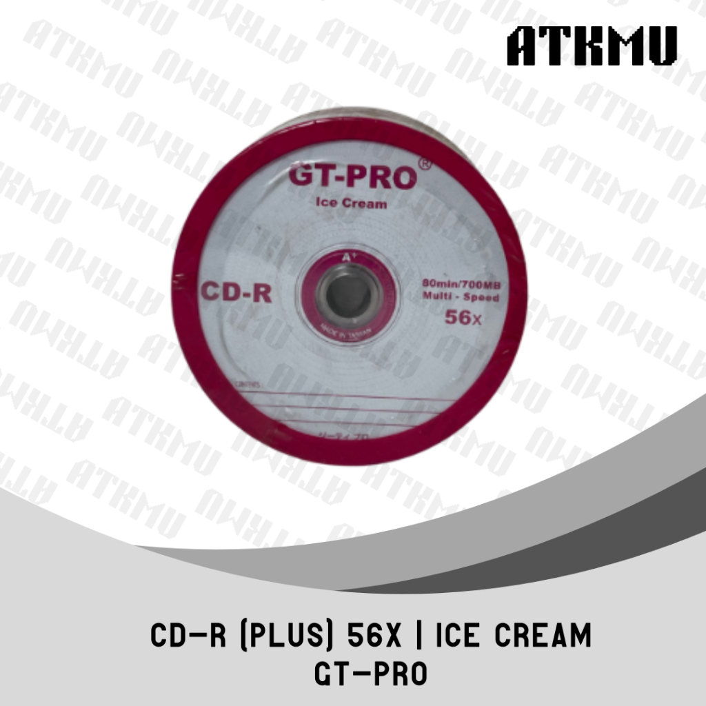 Jual CD-R GT PRO ICECREAM / DISC BLANK / CD KOSONG / CD-R 56 X 700MB ...