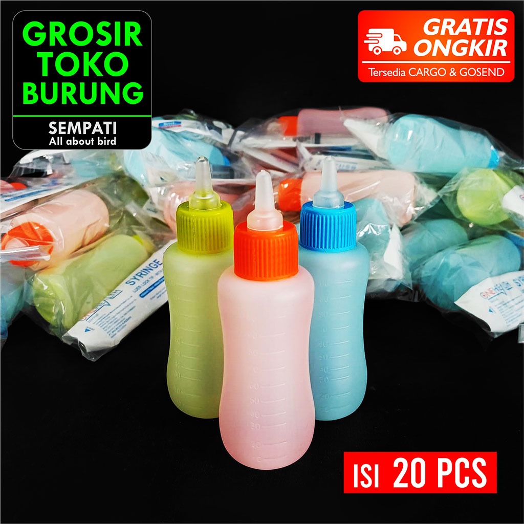 Jual SEMPATI GROSIR Fullset Botol Dot Kucing 100ml Plus Refill Dot ...