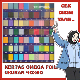 Jual Kertas Omega Foil / Spotlight Omega / Kertas Omega Foil 40x60 ...