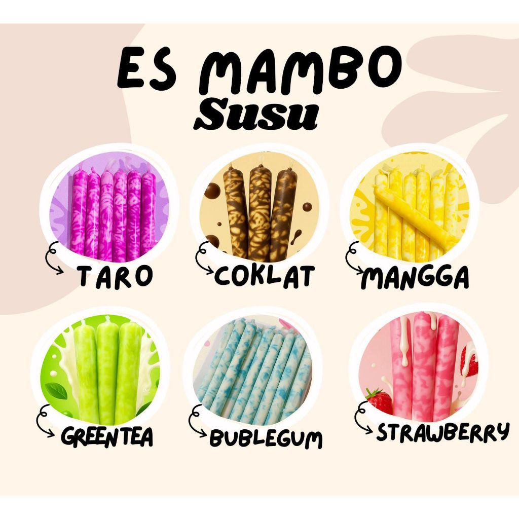 Jual es mambo susu mix rasa isi 10 batang | Shopee Indonesia