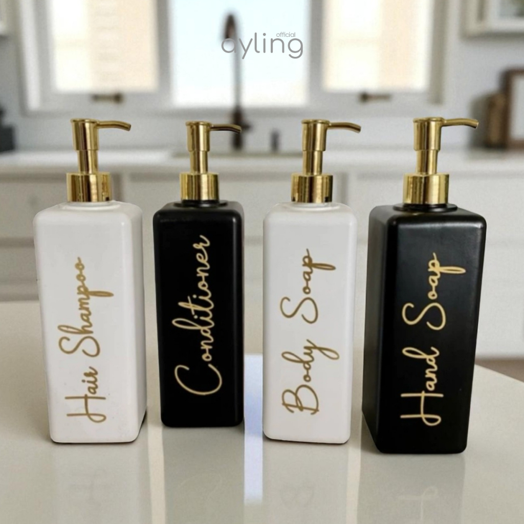 Jual BOTOL ISI ULANG BOTOL REFILL FULL KOTAK 500ML N24 PUMP LUXURY GOLD ...