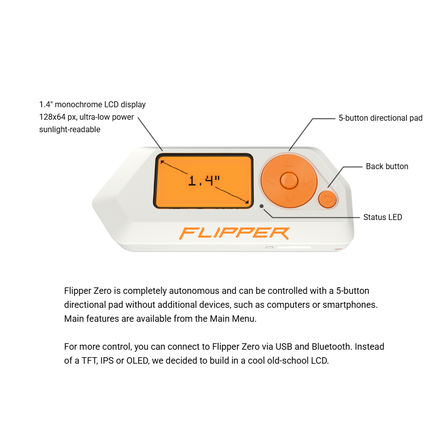 Jual Flipper Zero - Portable Multi-tool Device for Geeks (Original) | Shopee Indonesia