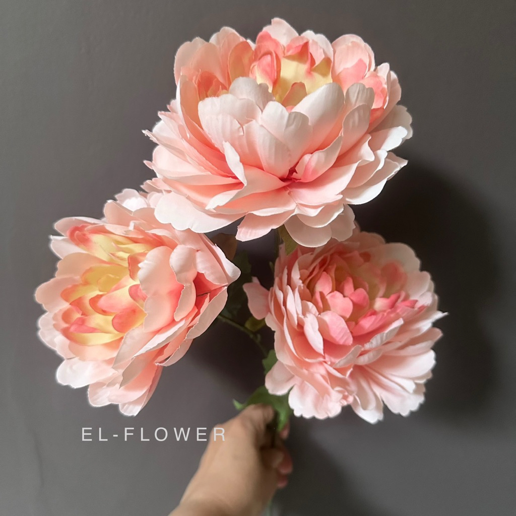 Jual BUNGA DEKORASI Peony Sarah Jumbo Bunga Artificial pelaminan ...