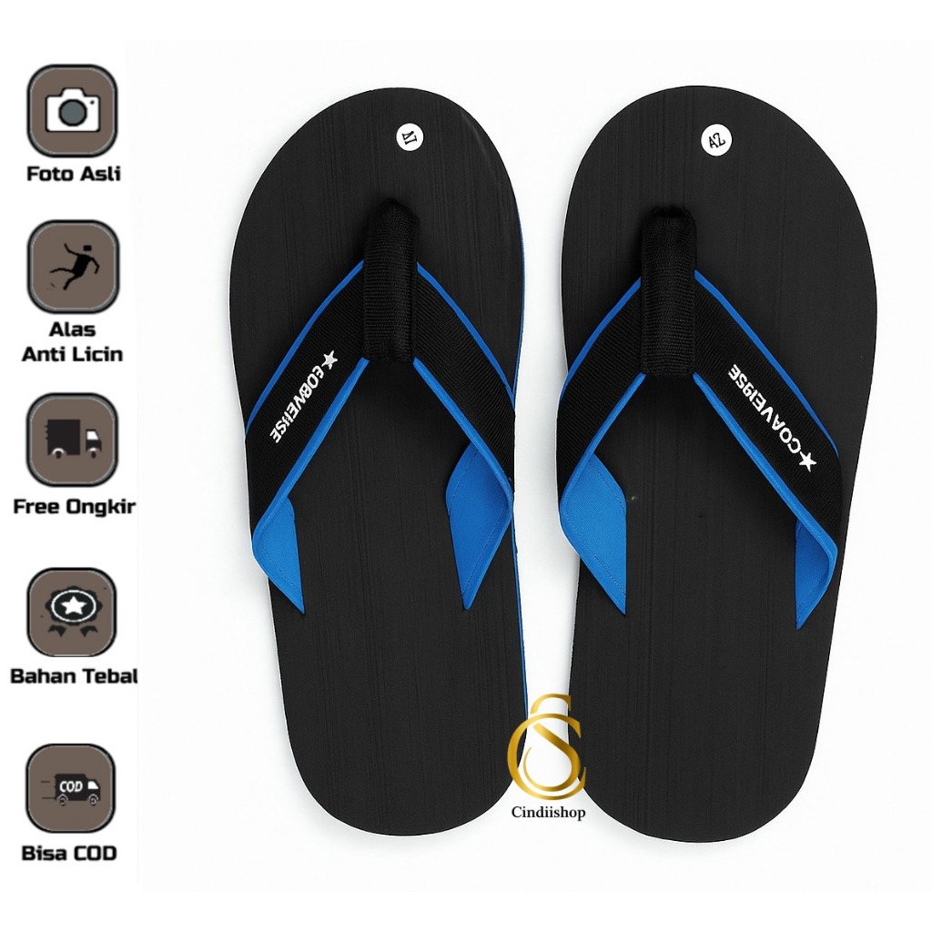 Jual SANDAL JEPIT PRIA CASUAL SPON | SENDAL CVRSEE WEBING DISTRO SANDAL ...