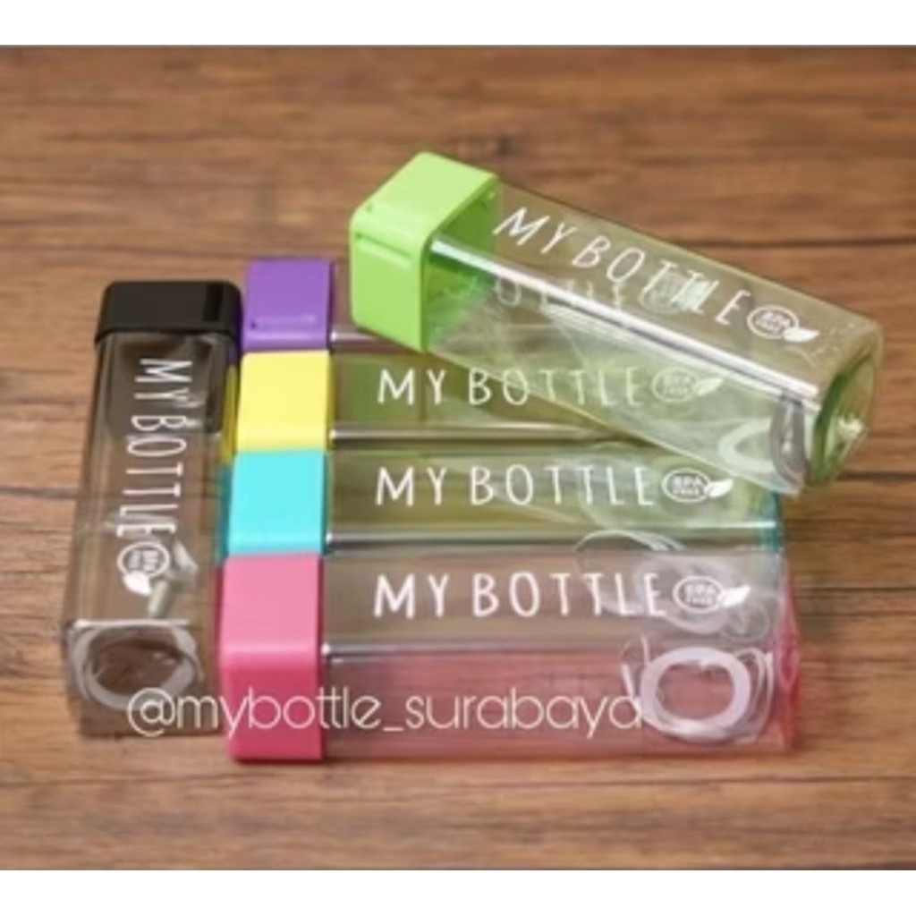 Jual my bottle kotak 500ml,botol kotak 500ml | Shopee Indonesia