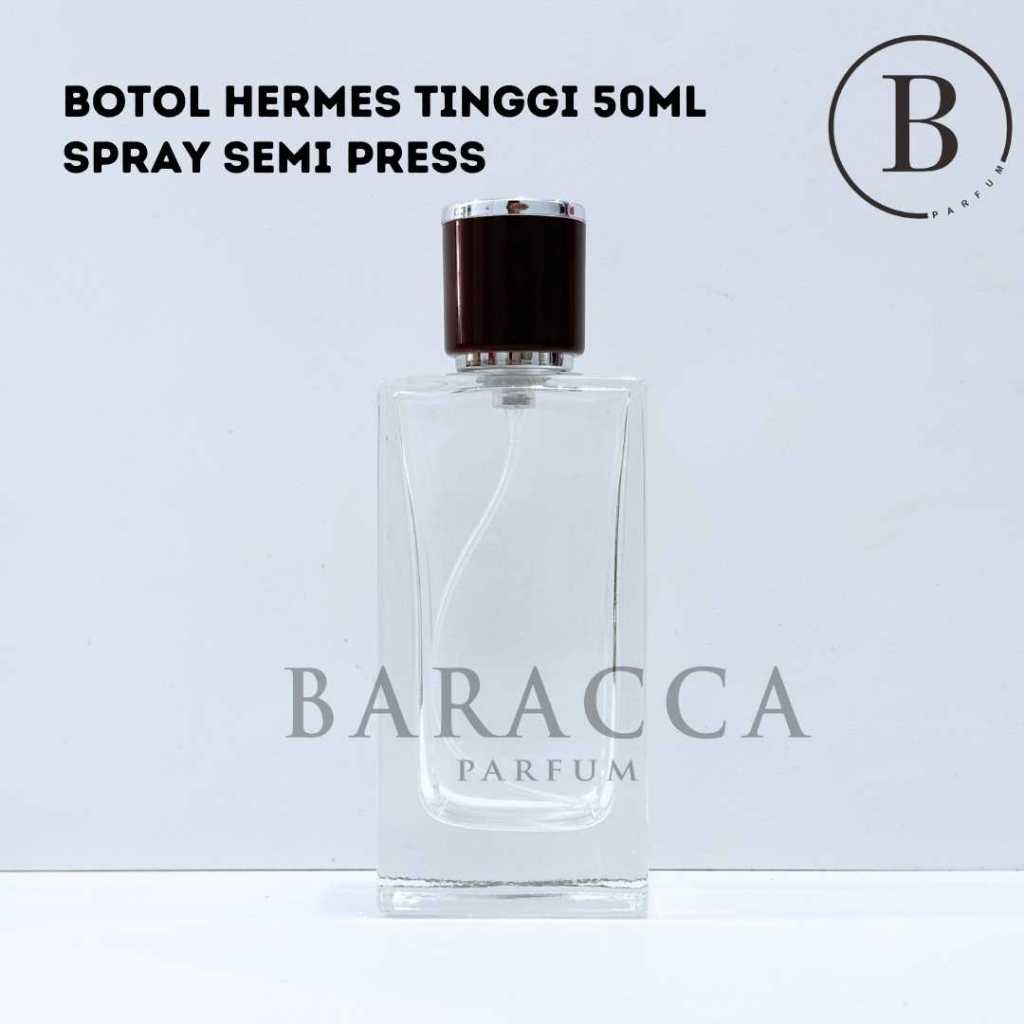 Jual Botol Parfum Hermes Tinggi 50ML Semi Press - Botol Parfum Kosong ...