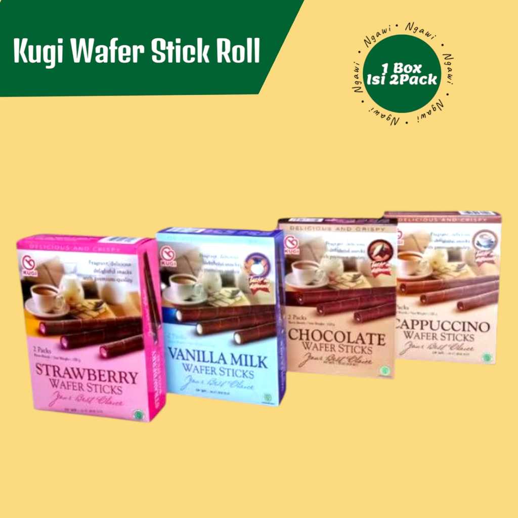 Jual Kugi Wafer Stick Roll 120gram, Oleh Oleh Ngawi | Shopee Indonesia