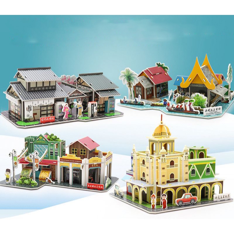 Jual PUZZLE 3D FOAM ukuran Besar Asian Style Series | Shopee Indonesia