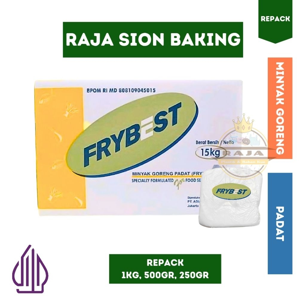 Jual FRYBEST Minyak Goreng Padat 1 KG / Frying Fat REPACK | Shopee ...