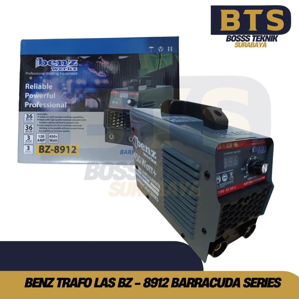 Jual MESIN LAS 450 WATT DIGITAL BENZ BARRACUDA / TRAVO LAS 450WATT ...