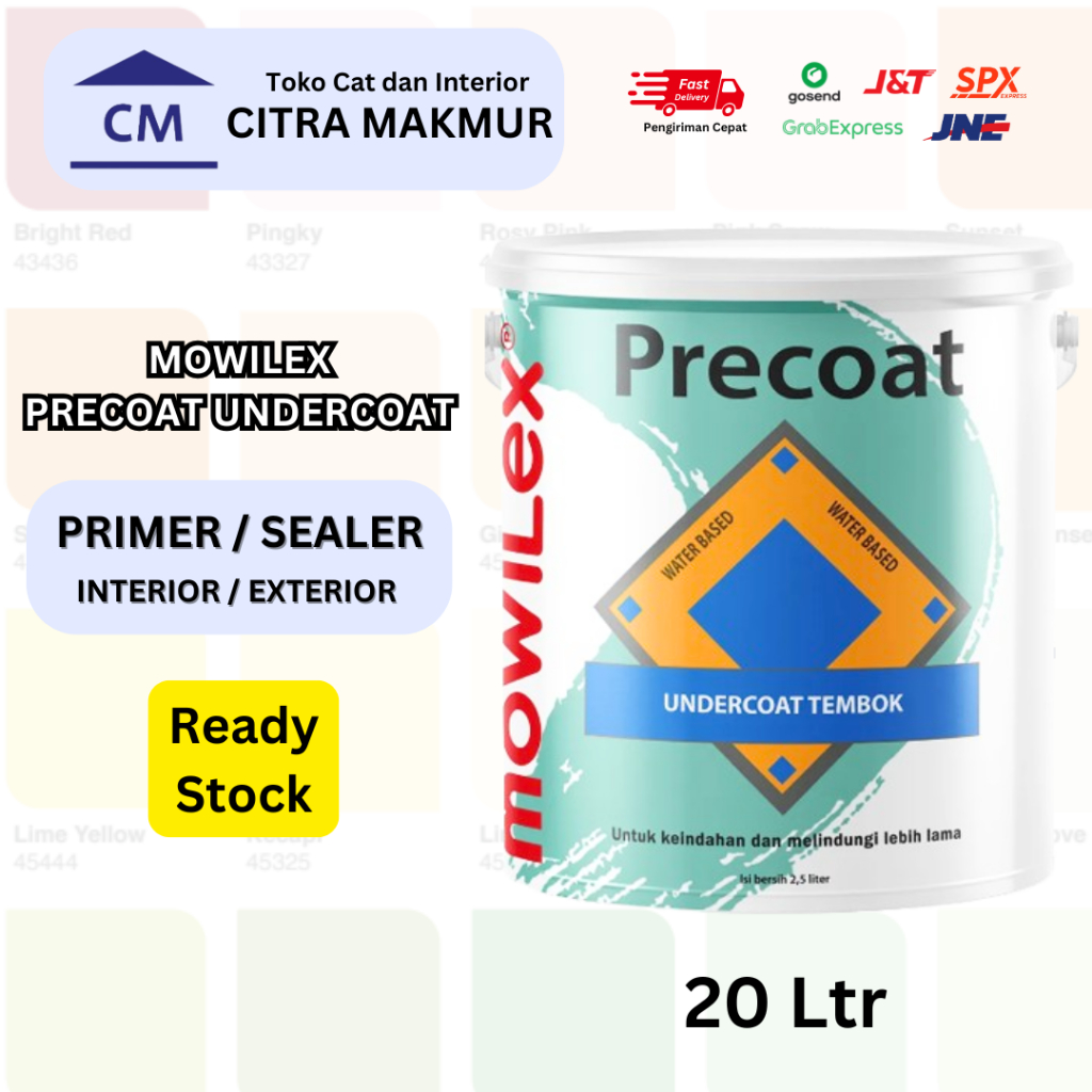 Jual MOWILEX PRECOAT UNDERCOAT Tembok (UCT) - 20 Liter (Sealer/Primer ...